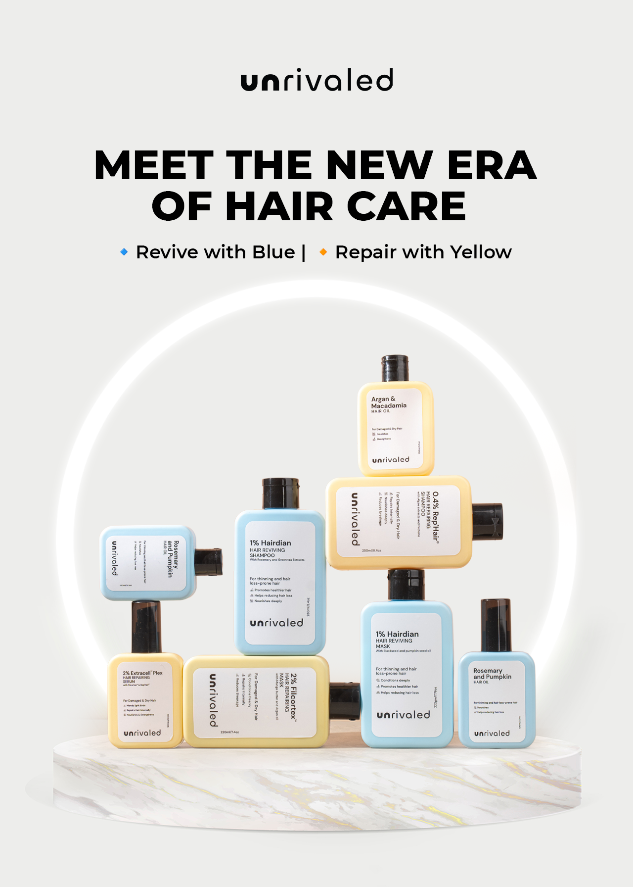 Unrivaled | Active based result driven haircare brand
